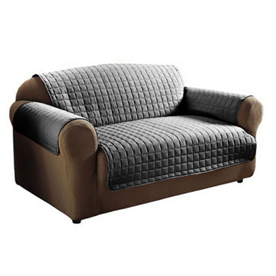 Quilted Water Resistant Furniture Protector (3 Sizes) Grey (Chair)