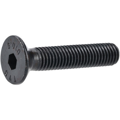 R-TECH 337434 M10 X 50 Hex Socket Countersunk Screws Steel Black - Pack ...