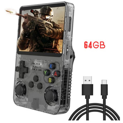 R36S Portable Retro Handheld Games Console - 3.5" IPS Screen, Open Source
