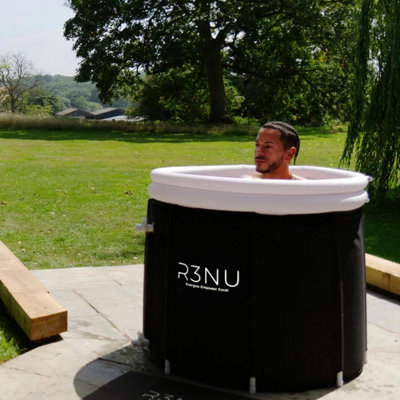 R3NU Sauna Steam Pod + Ice Plunge Recovery Pod - Portable Personal ...