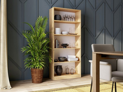 R80 Tall Bookcase Artisan Oak for Demanding Customers