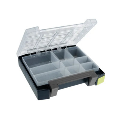 Raaco Boxxser 55 Pro Organiser Case with 9 Removable Inserts