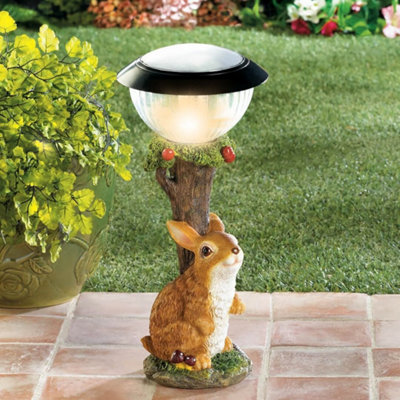 Rabbit Solar Garden Animal Statues