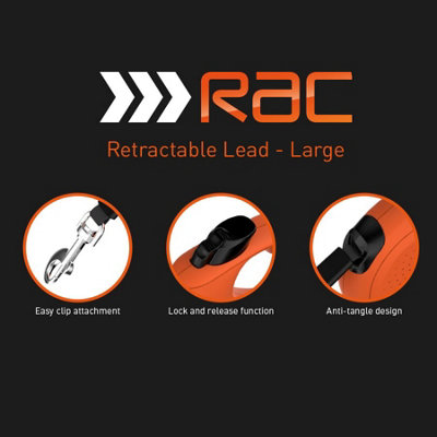 RAC Retractable Lead Medium Leads Extendable