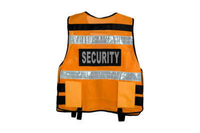 RAC3 High Visibility Security Vest - Multi-Pocket, Body Camera Mount ...