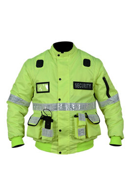 RAC3 Mens 2 in 1 Security Doorman Jacket Vest with Removable Sleeves ...