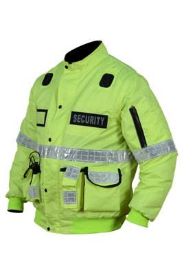 RAC3 Mens 2 in 1 Security Doorman Jacket Vest with Removable Sleeves ...