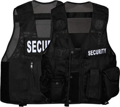 RAC3 Security Vest - High Visibility, Breathable Mesh, Body Camera ...
