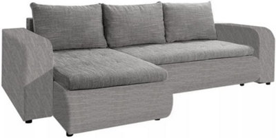 RAC3 Stylish and Functional Corner Grey Color Sofa Bed with Storage ...