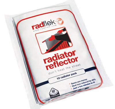 Radflek Radiator Reflector Panels - 5 Sheets, Foil - Energy & Heat ...