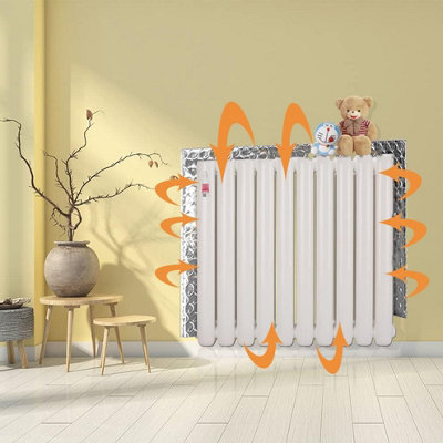 Radiator Heat Reflector Back Foil Heat Reflective 5M Heat Energy Saving ...