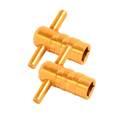 Radiator Key Bar Head Polished Brass Air Vent Bleed Keys for Radiator ...