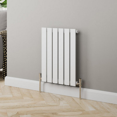 RadiLux Designer Radiator Horizontal Single Flat Panel Rad White 600x456mm