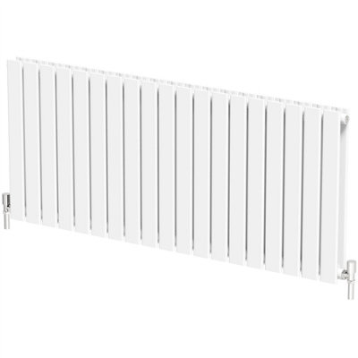 RadiLux Designer Radiator Horizontal White Flat Panel Rads Double Panel ...