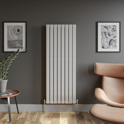RadiLux Designer Radiator Vertical White Flat Panel Rads Double Panel ...
