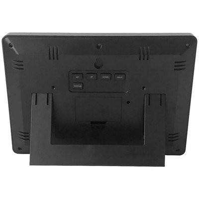 Radio Controlled Silent Large LCD Wall Clock (Official UK Version) Auto ...