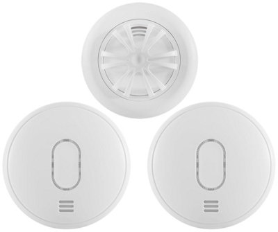 Radio-Interlinked Smoke and Heat Alarm Kit with 10 Year Warranty ...
