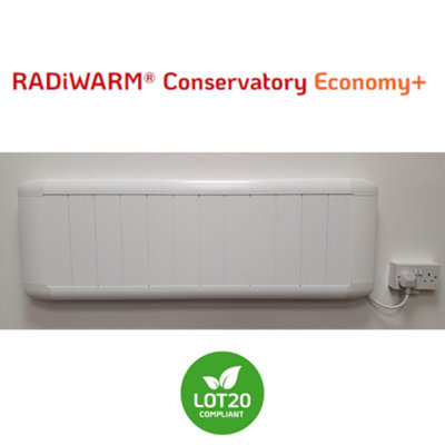 Radiwarm Economy+ Conservatory Electric Radiator Wall Mounted ...