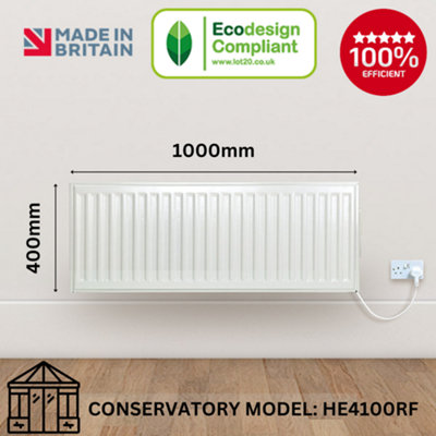 Radiwarm Electric Radiator Signature Range: Conservatory Model ...