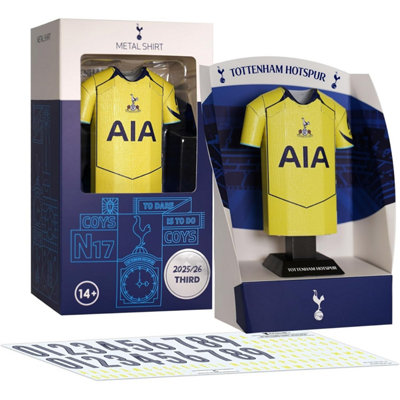 RadStuff Alloy Metal Football Shirt - Tottenham Hotspurs Third Kit 2025/26