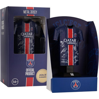 RadStuff Metal Alloy Football Shirt - PSG Winners 2024/25 Home Alloy Shirt