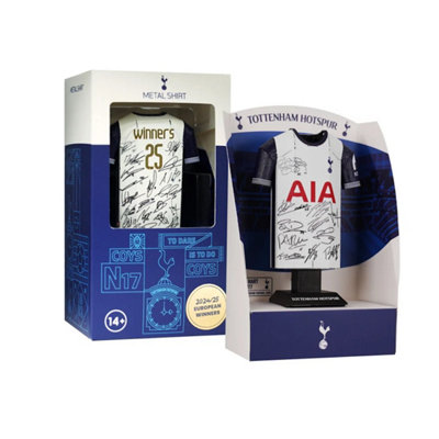 RadStuff Metal Alloy Football Shirt - Tottenham Winners Home Kit 2024/25