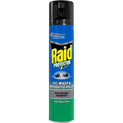 Buy Raid Protector Fly, Wasps and Mosquito Killer, 300ml at B&Q