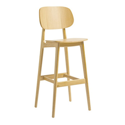 Rail Bar Stool - Oakbreakfast bar stools