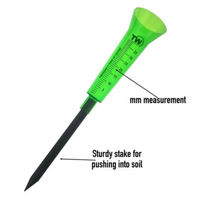 Rain Gauge for The Garden to Monitor Rainfall - Easy to Read Water Rain ...