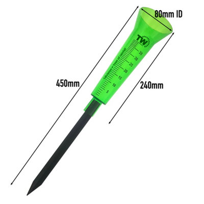 Rain Gauge for The Garden to Monitor Rainfall - Easy to Read Water Rain ...
