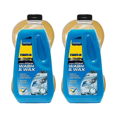 RAIN-X Ceramic High Foam Wash & Wax with Sponge 2x1L