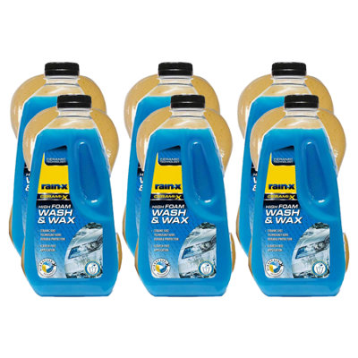 RAIN-X Ceramic High Foam Wash & Wax with Sponge 6x1L