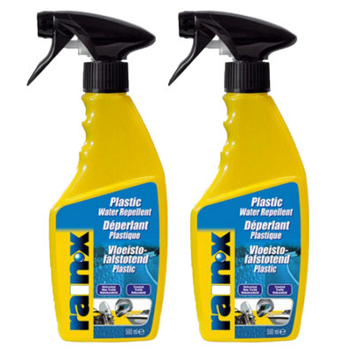Rain-X Rain Repellent Hydrophobic Plastic Treatment 2x500ml