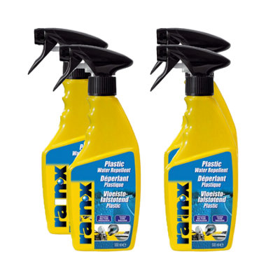 Rain-X Rain Repellent Hydrophobic Plastic Treatment 4x500ml
