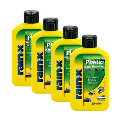 RAIN-X RAIN WATER REPELLENT HYDROPHOBIC PLASTIC TREATMENT 4X200ML