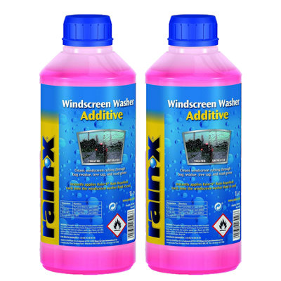 Rain-X Windscreen Washer Additive Fluid Water Beading Hydrophobic Tech 2x1L