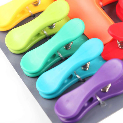 Rainbow Bag Clips Set 8PK different color