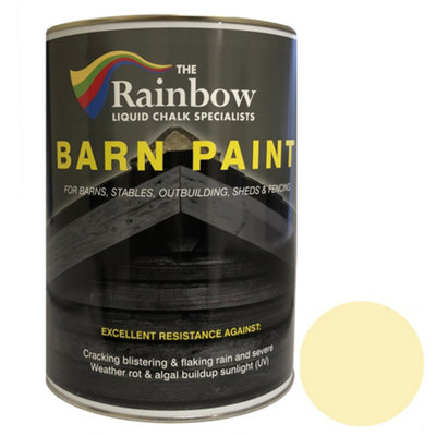 Rainbow Barn Paint 5 Litre (Barn Cream) | DIY at B&Q