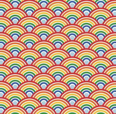 Rainbow Magic Wallpaper in Multicoloured Brights