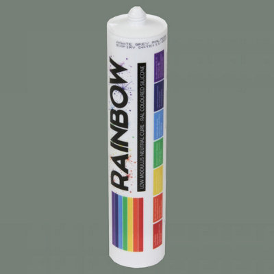 Rainbow RAL 7005 Mouse Grey Coloured Silicone Sealant 300ml Durable ...