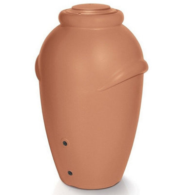 Rainwater Tank Water Butt Plastic Container with connection Kit Brick 360L