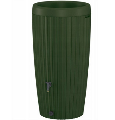 Rainwater Tank Water Butt Plastic Rain Collector Container 240L ...