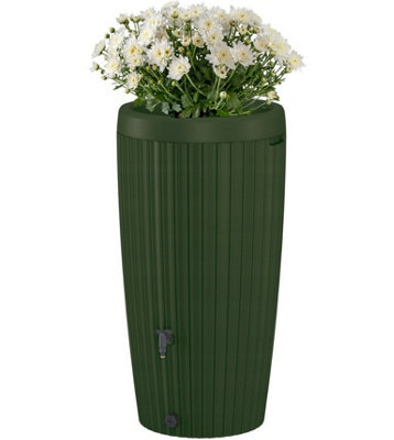 Rainwater Tank Water Butt Plastic Rain Collector Container 240L ...