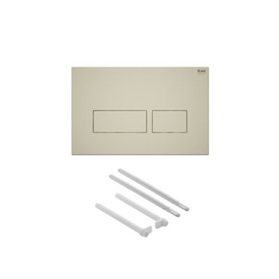 RAK Eco-Fix 0.82M Low Height Concealed Cistern Frame for Wall Hung WC Pans with Matt Greige ...