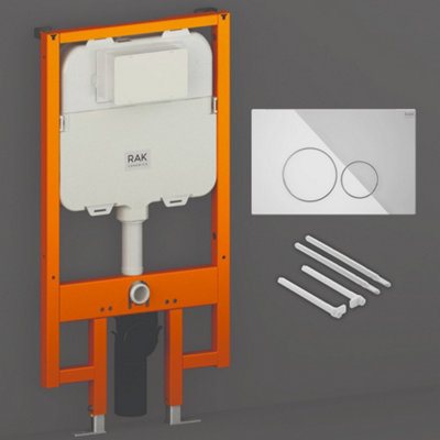 RAK Eco-Fix Compact Slimline 1.14M Concealed Cistern Frame for Wall ...