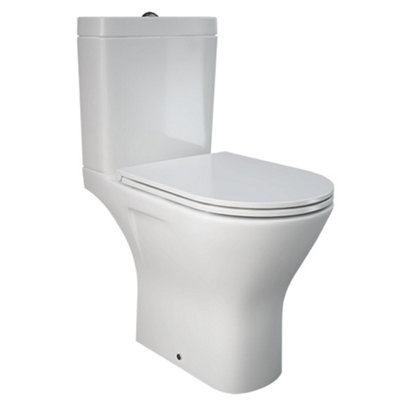 RAK Resort Mini Modern Bathroom Horizontal Outlet Close Coupled Open ...