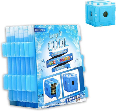 Ram 6 x Ice Blocks Freezer Fridge Ice Block | DIY at B&Q