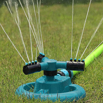 Ram Garden Sprinkler Automatic Lawn Sprinkler 360 Degree Rotating Grass ...