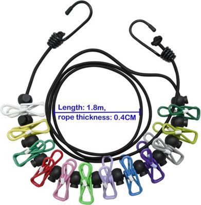 Ram Portable Clothesline Elastic Washing Clothes Line