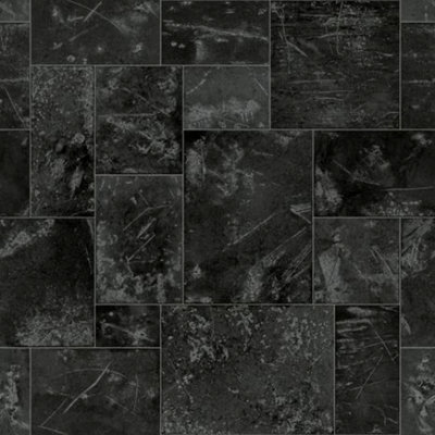 Random Tile Effect Vinyl Flooring 4m x 2m (8m2)
